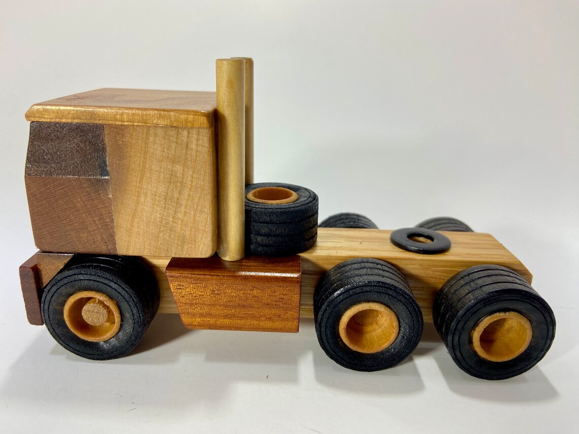 Australian COE Truck With “b-double” Flatbed Trailers - Custom Wooden ...