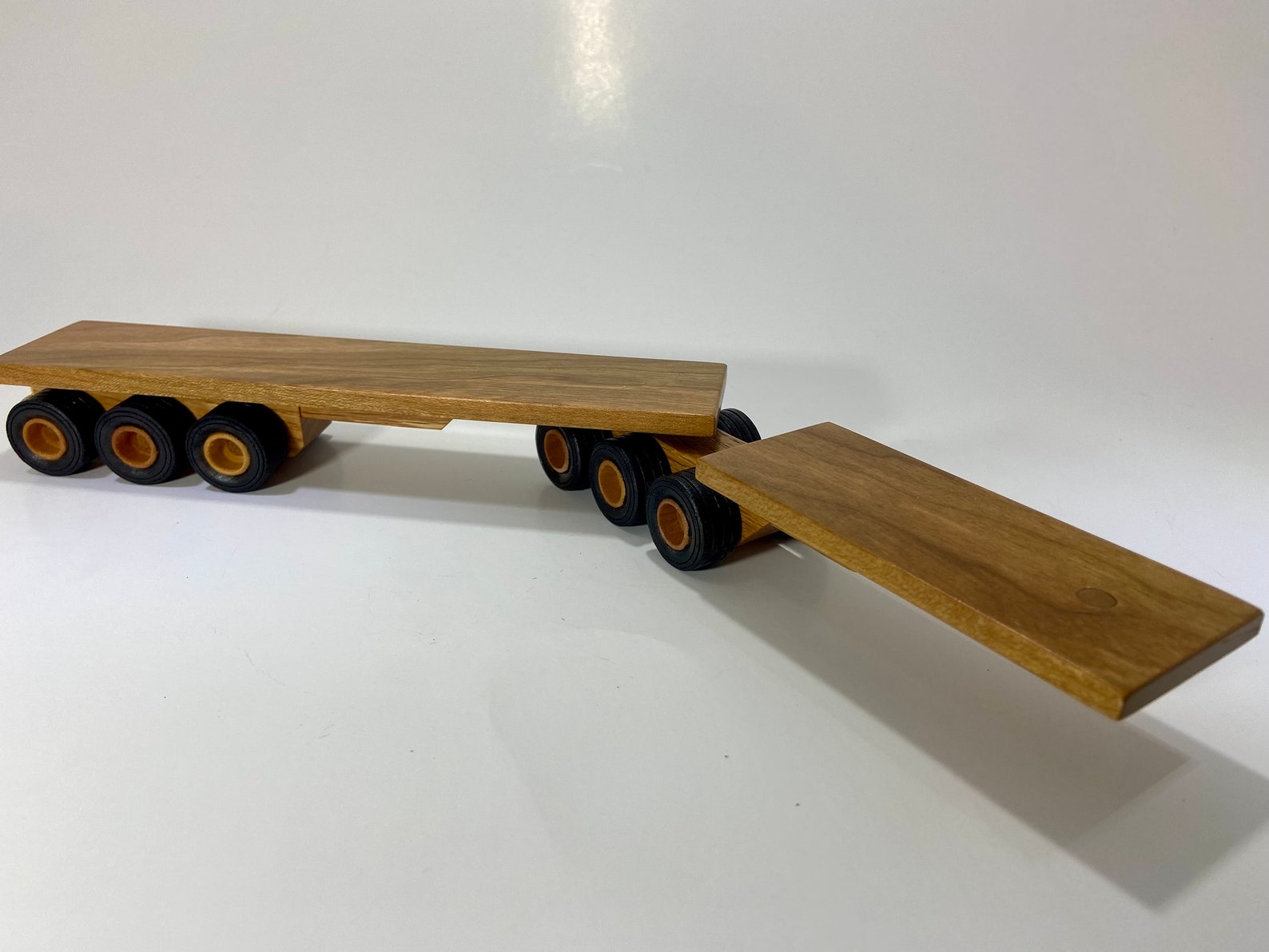 Australian COE Truck With “b-double” Flatbed Trailers - Custom Wooden ...