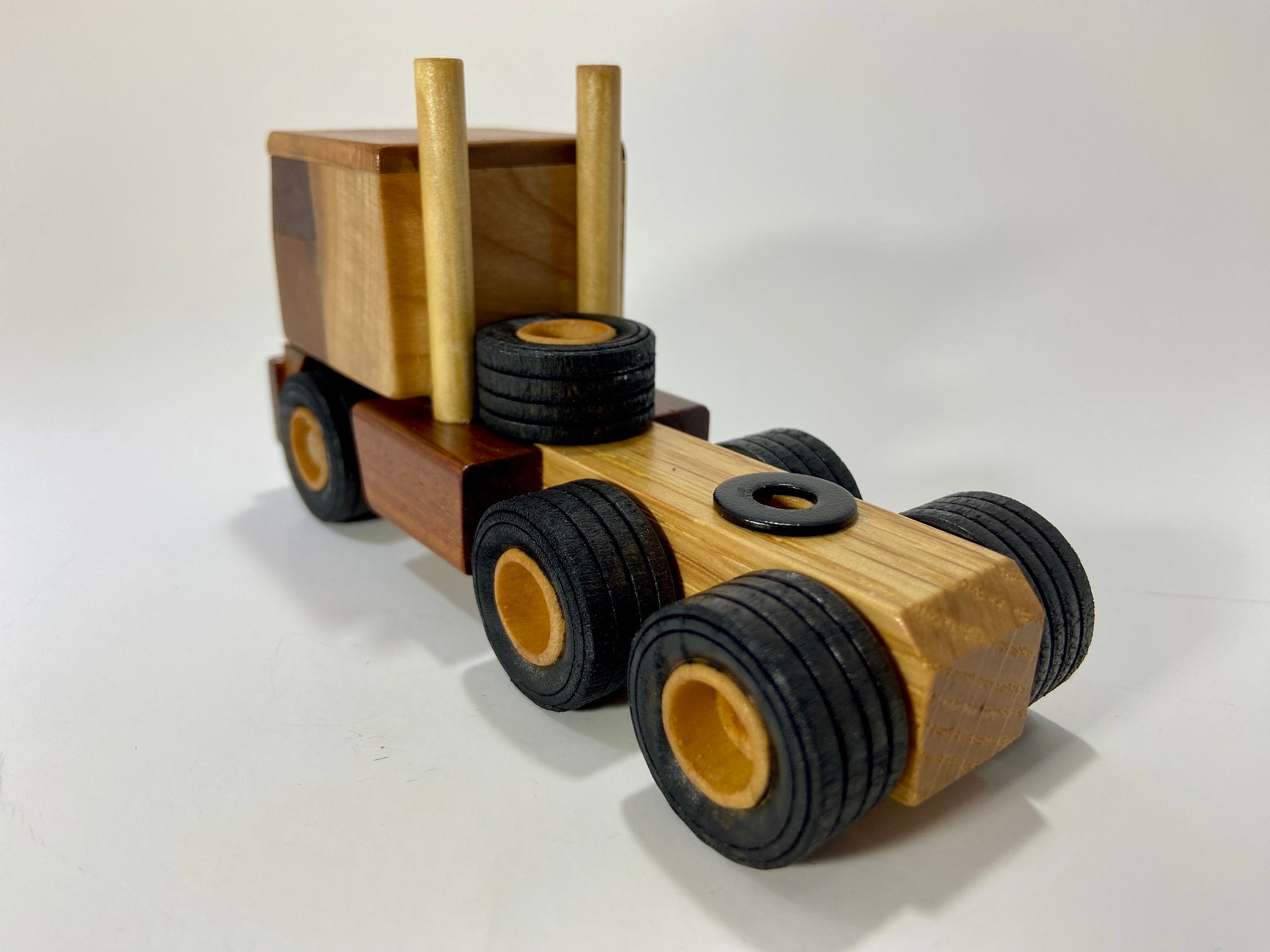 Australian COE Truck With “b-double” Flatbed Trailers - Custom Wooden ...