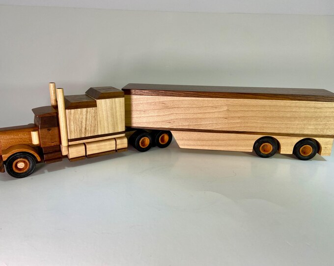 Australian COE Truck With “b-double” Flatbed Trailers - Custom Wooden ...
