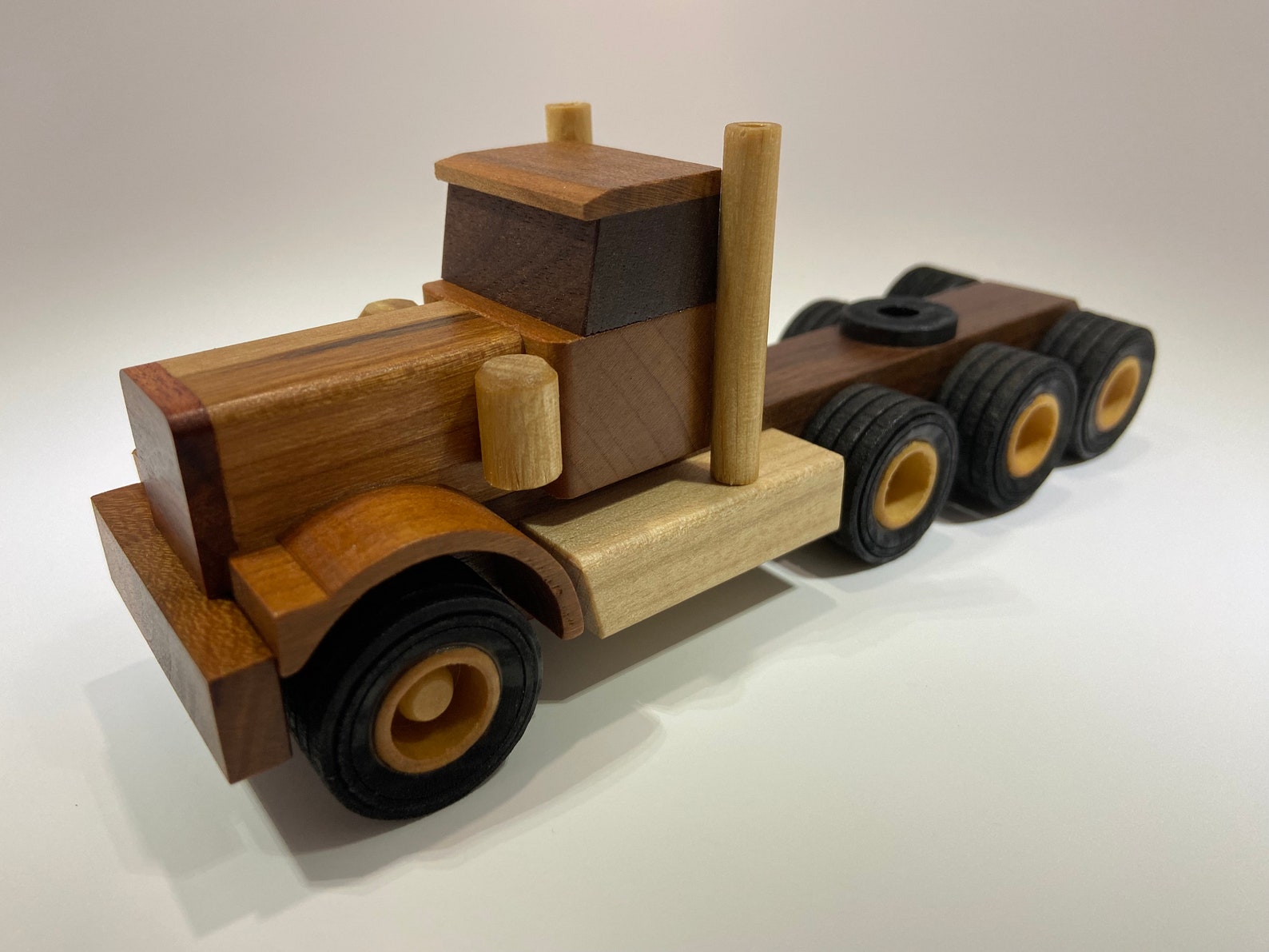 Australian Road Train Ore Tipper Truck and 3 Trailers - Custom Wooden ...