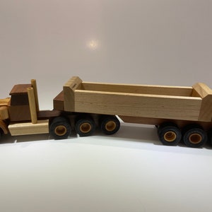 Australian Road Train Ore Tipper Truck and 3 Trailers - Custom Wooden ...