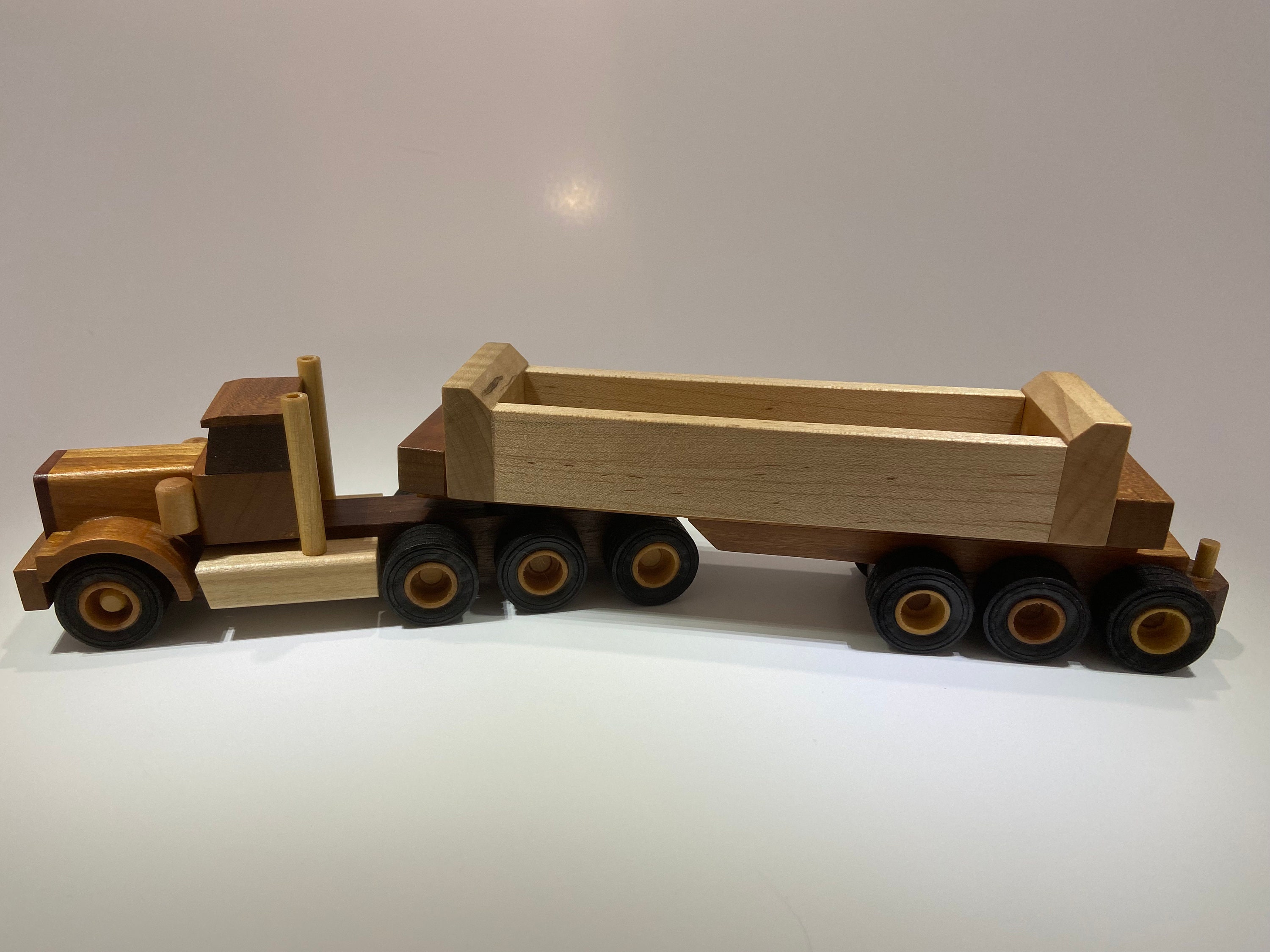 Australian Road Train Ore Tipper Truck and 3 Trailers - Custom Wooden ...