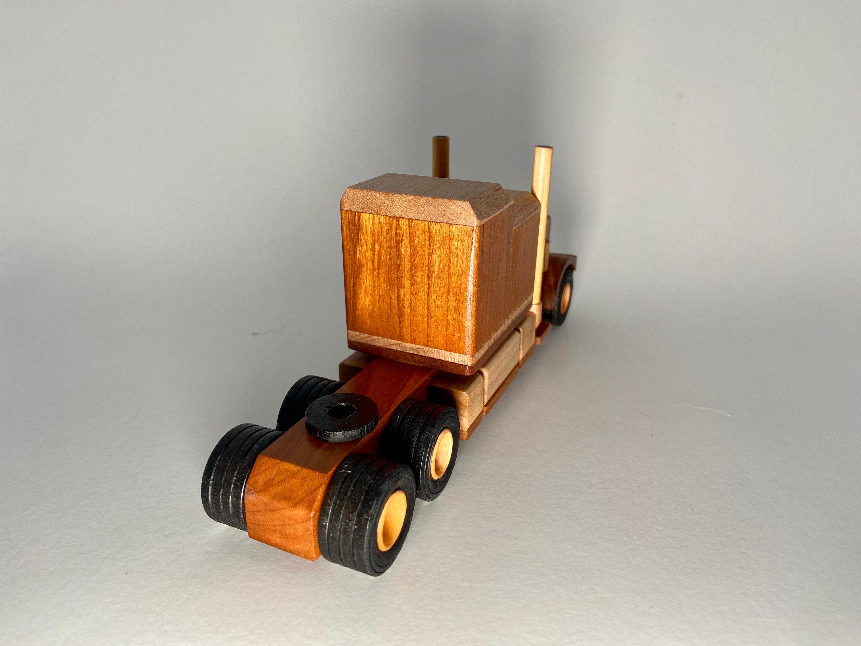 Custom Tractor Trailer Cherry and Maple - Etsy