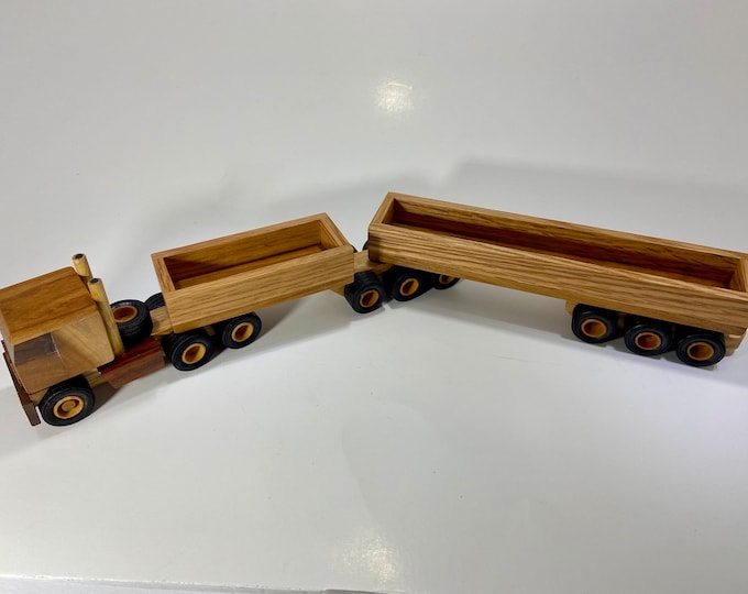 Australian COE Truck With “b-double” Flatbed Trailers - Custom Wooden ...