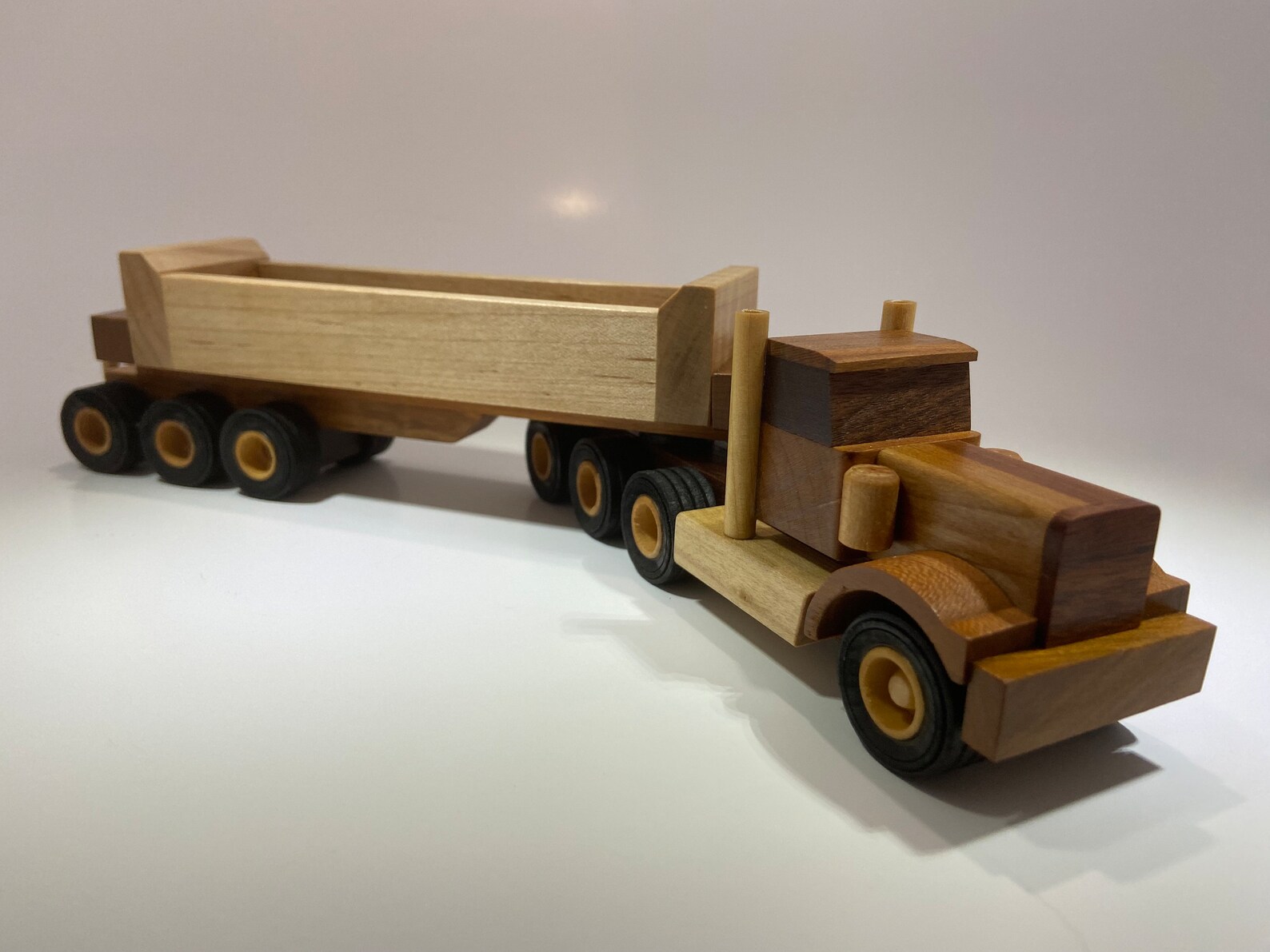 Australian Road Train Ore Tipper Truck and 3 Trailers - Custom Wooden ...