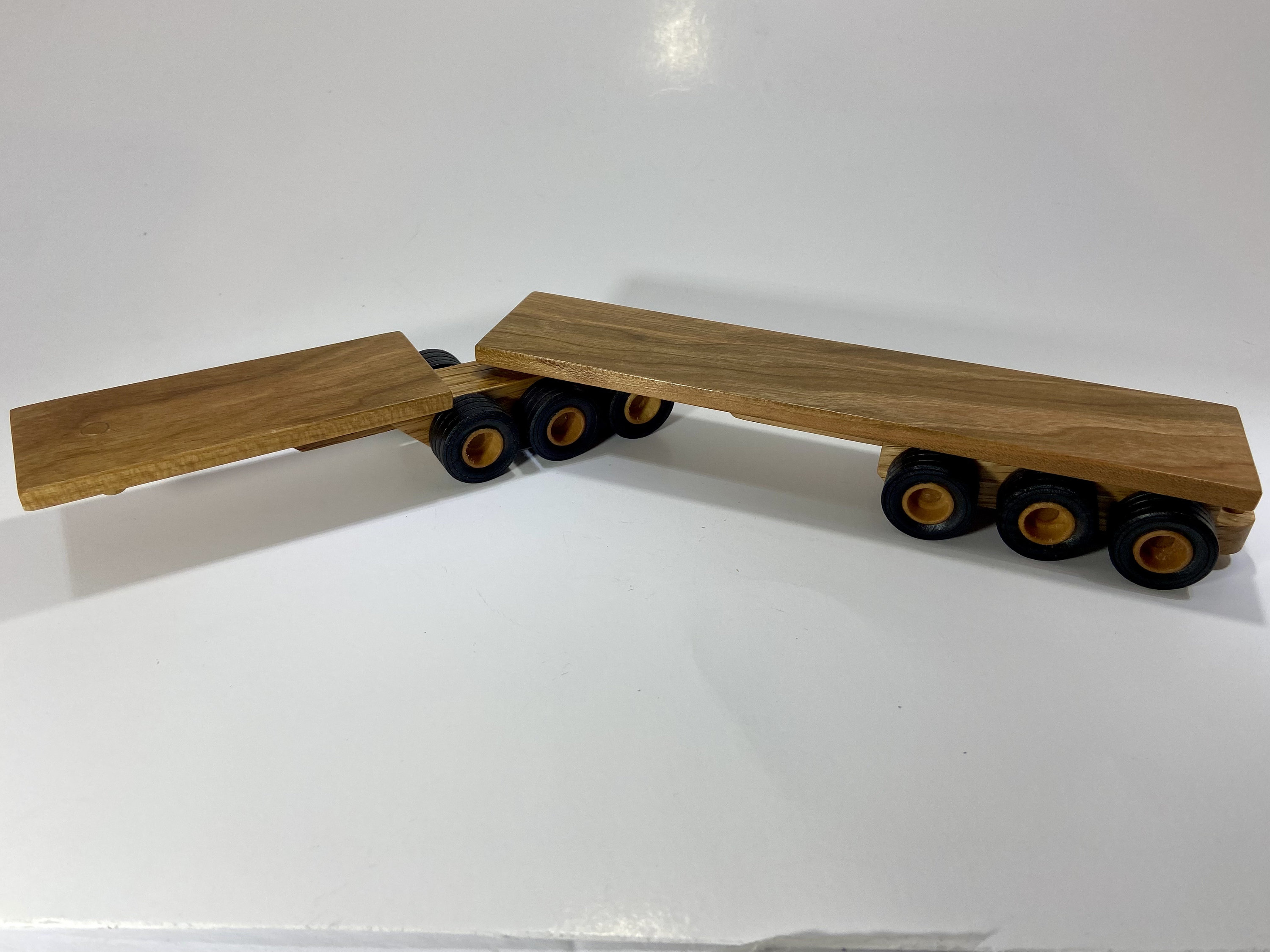 Australian COE Truck With “b-double” Flatbed Trailers - Custom Wooden ...