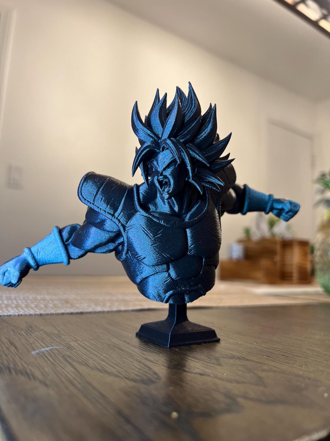 Broly Super Saiyan Bust 3D Printed Anime Figure 5 Tall - Etsy