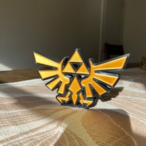 LOZ Hyrule Crest Multi-color Layered Desk Stand - Gaming Accessory - Etsy