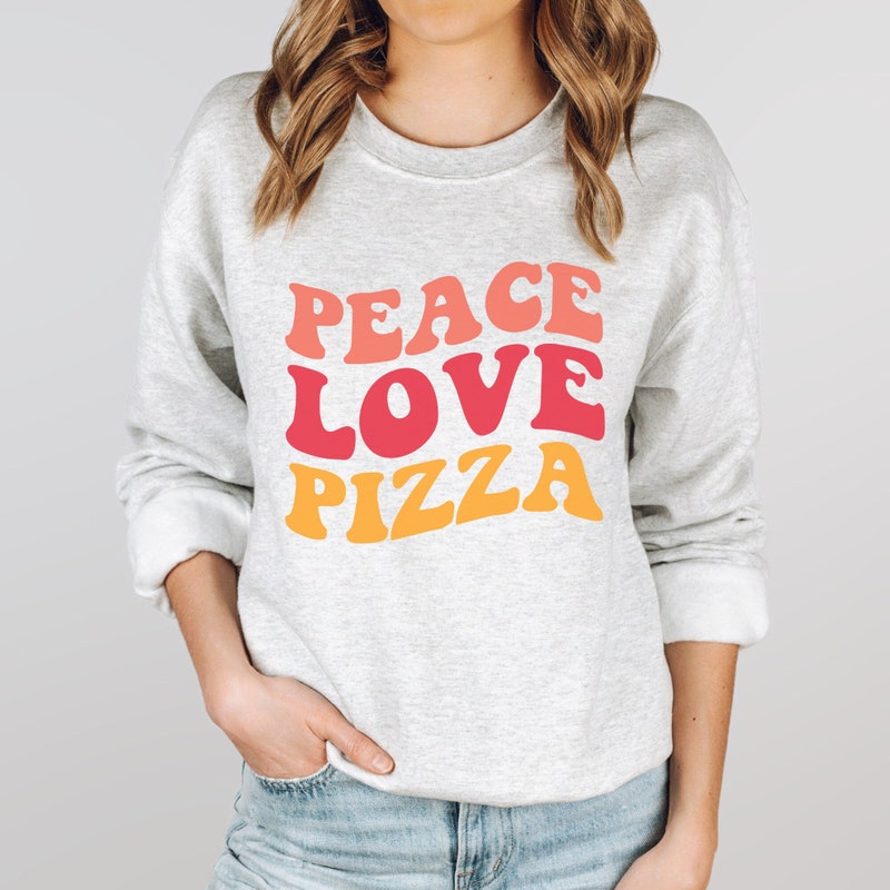 Pizza Sweatshirt - Etsy