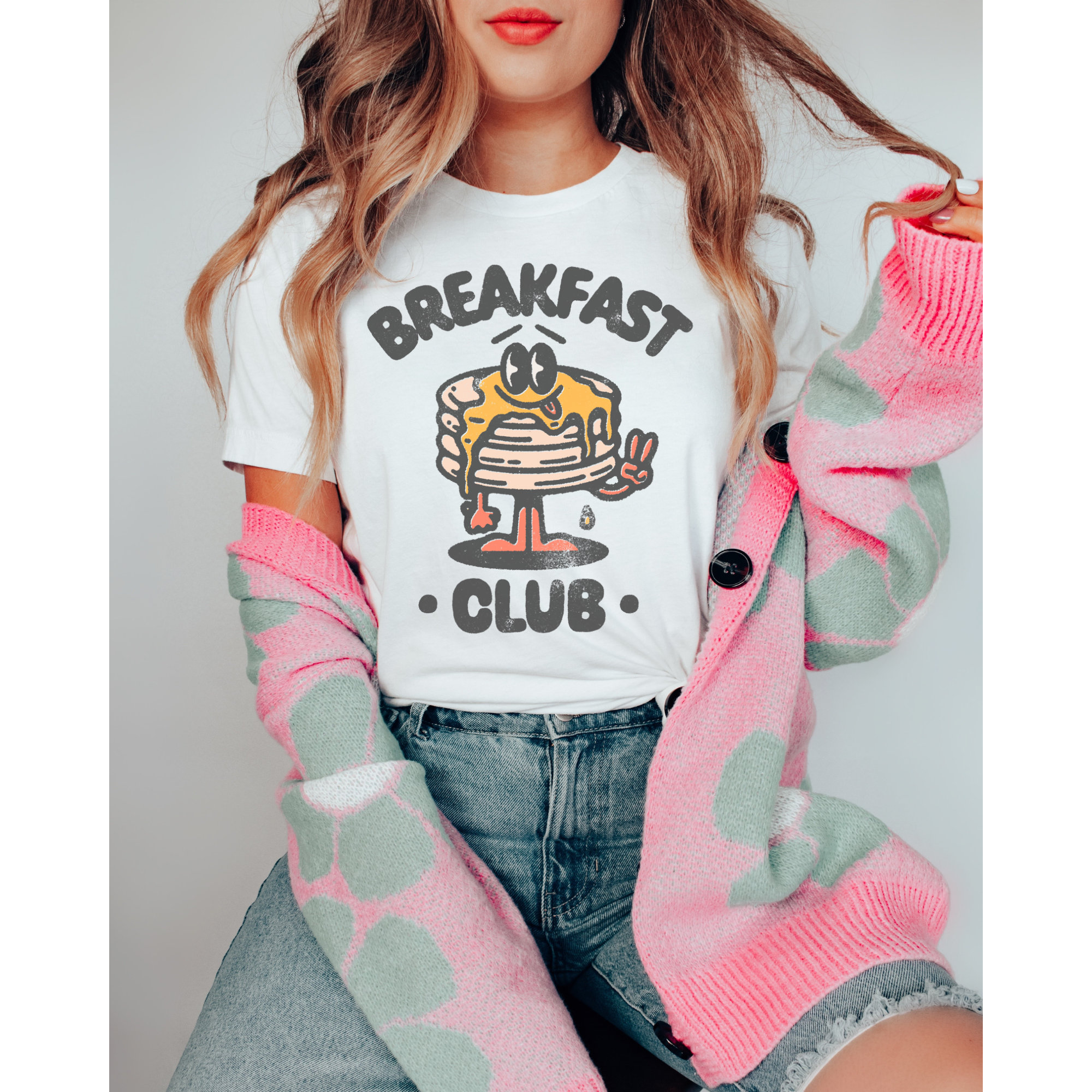 Breakfast Club Aesthetic Bohemian Retro Vintage Retro Graphic Hippie ...