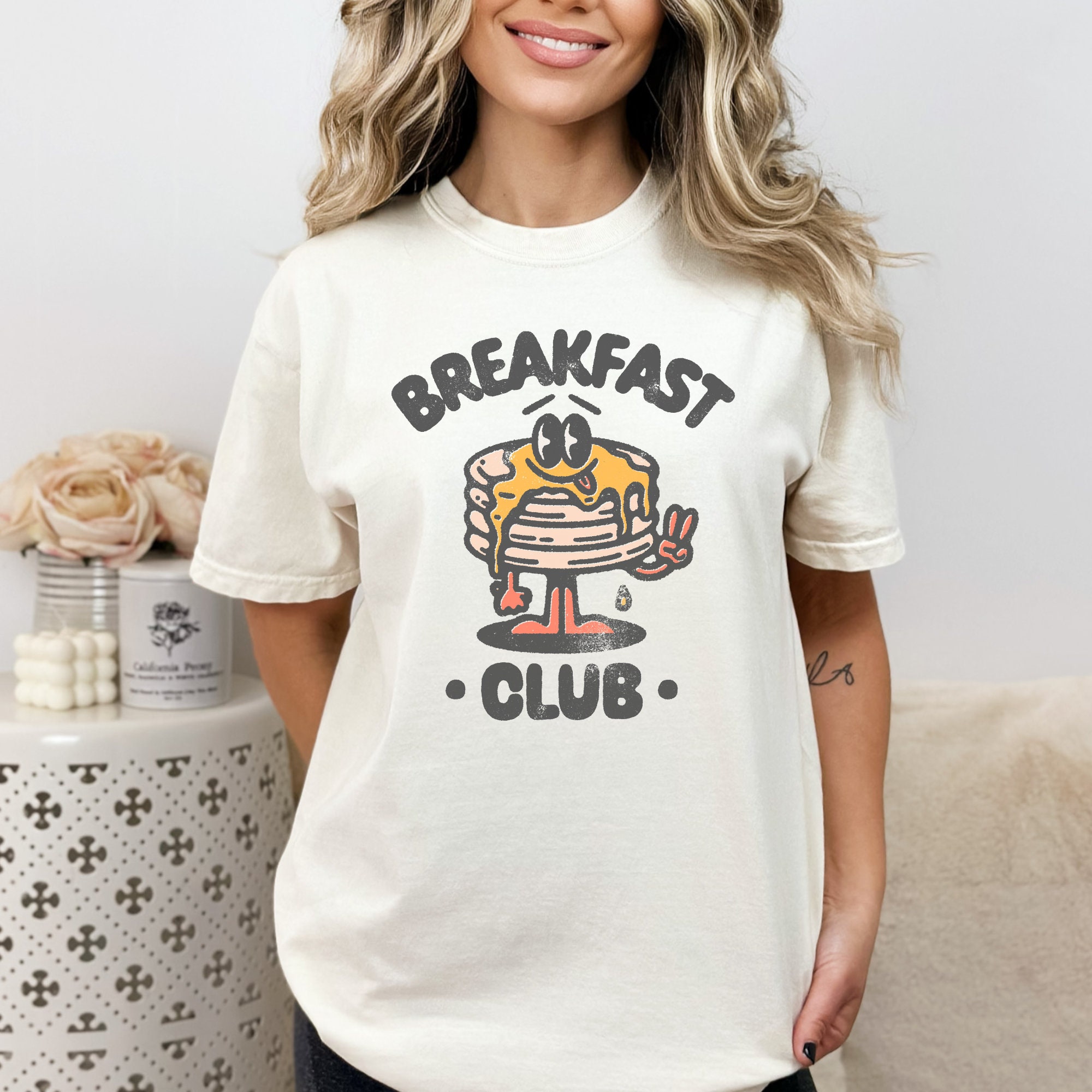 Breakfast Club Aesthetic Bohemian Retro Vintage Retro Graphic Hippie ...