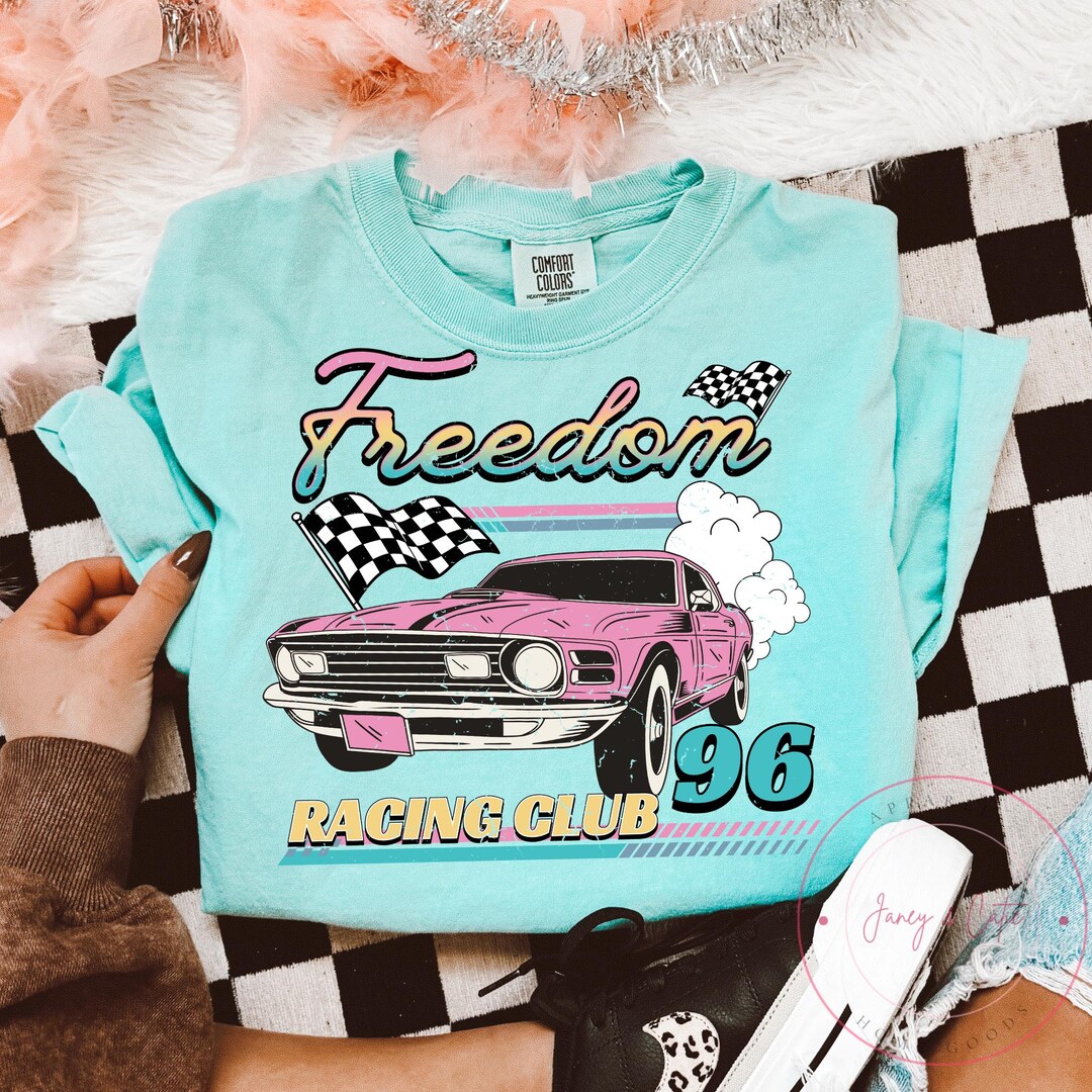 Vintage Freedom USA Graphic Tee - 4th of July Ringspun Cotton T-shirt ...