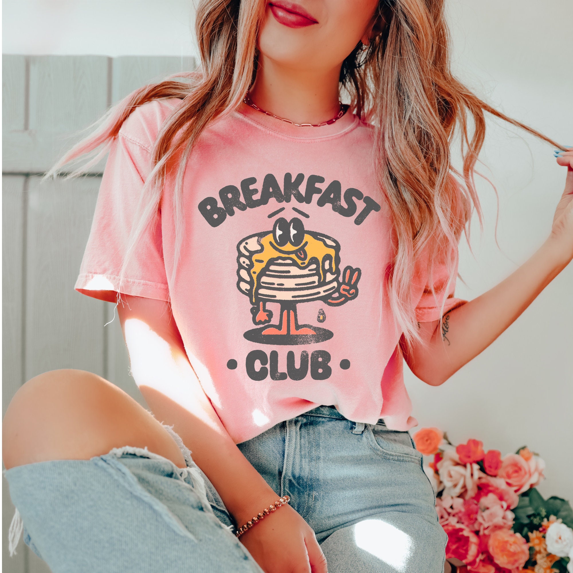 Breakfast Club Aesthetic Bohemian Retro Vintage Retro Graphic Hippie ...