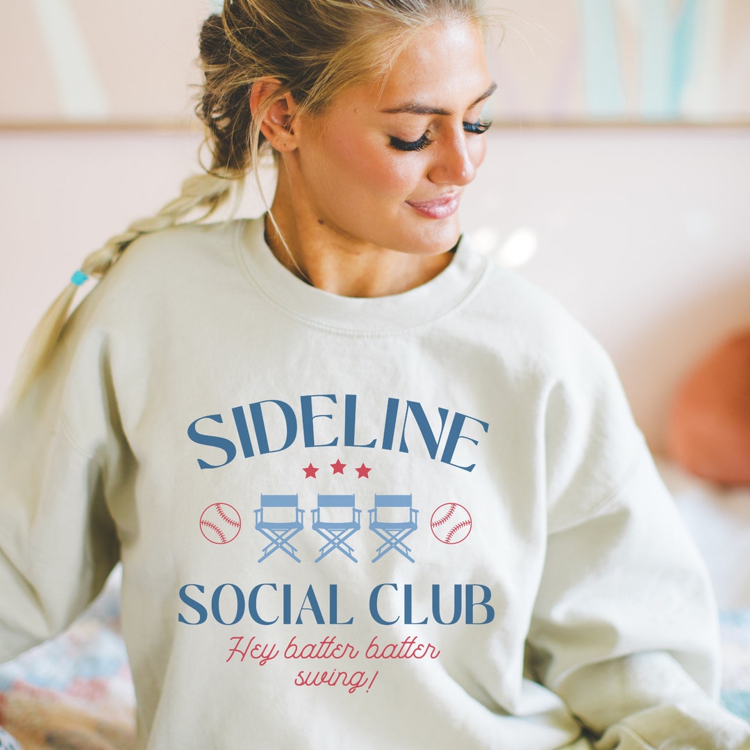 Sideline Social Club Shirt, Side Line Social Club Sweatshirt, Baseball ...