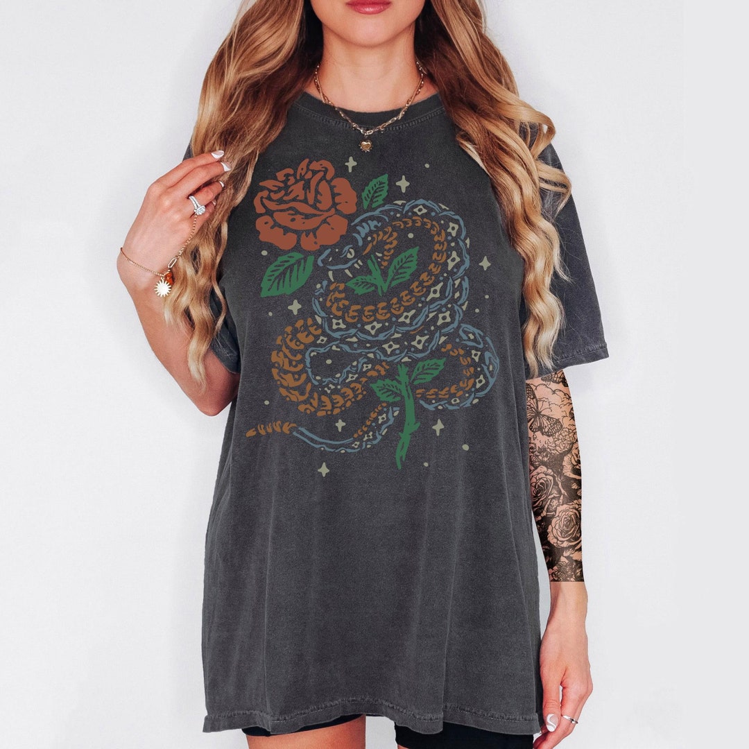 Comfort Colors Cool Snake Tshirt, Gifts for Her, Trendy Animal T Shirts ...