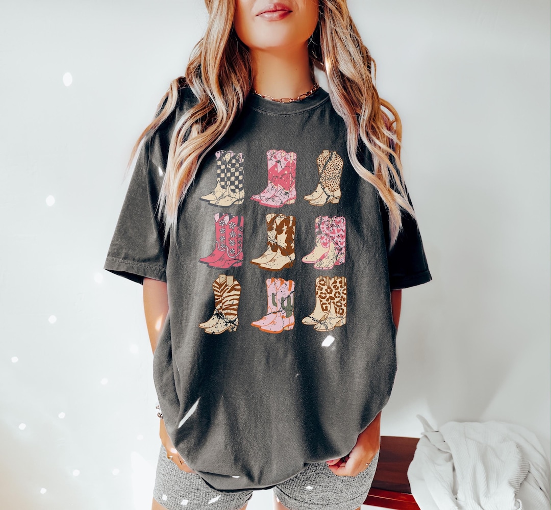 Comfort Colors® Cowboy Boy Boots Shirt, Rodeo T-shirt, Cowgirl ...