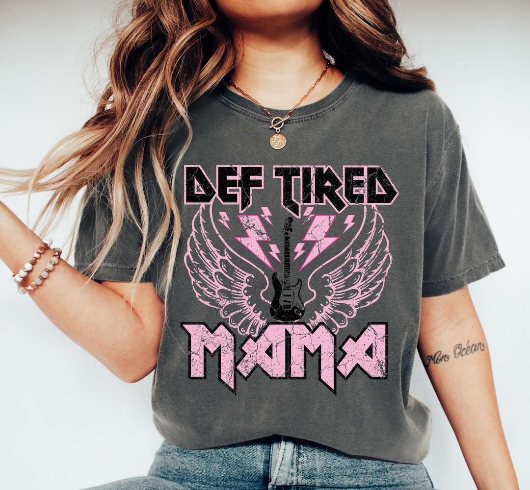 Comfort Colors® Retro Def Tired Shirt, Coffee Graphic Tee, Coffee Love ...