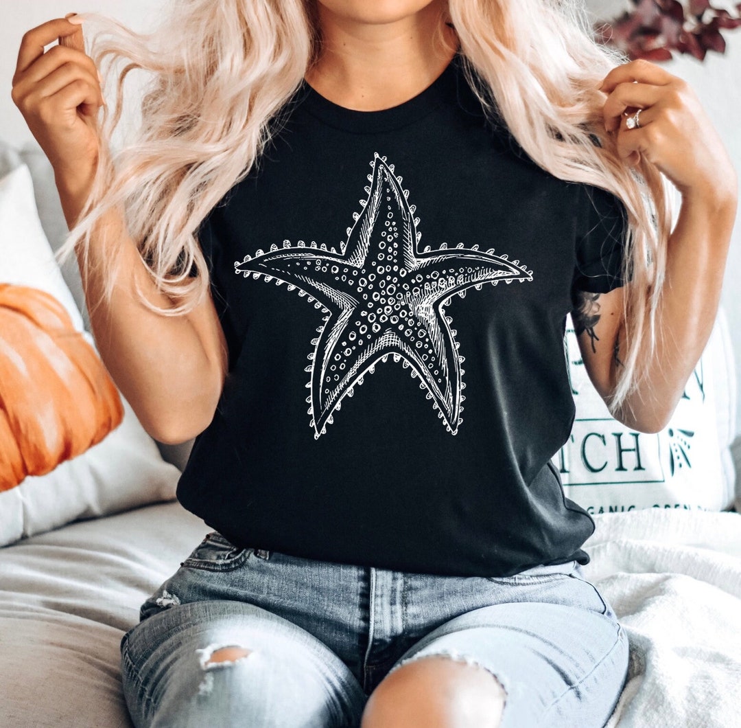 Starfish Shirt Star Fish Beach Shirt Vacation Shirt Beach Shirt Beach ...