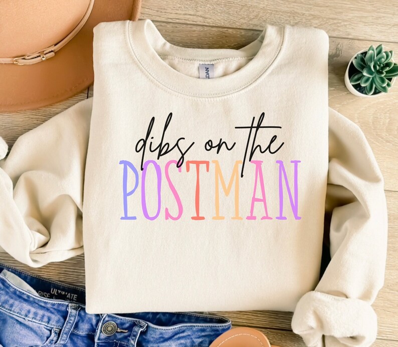 Postman Wife Mailman Sweatshirt Postman Gift Funny Post Office Shirt ...