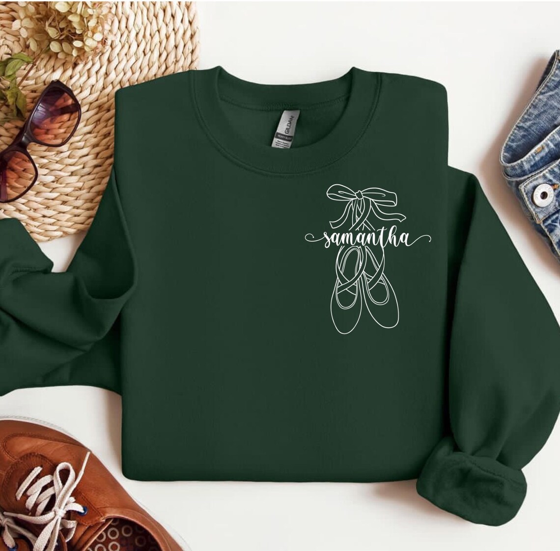 Personalized Ballet Sweatshirt, Ballet Sweatshirt Gift for Dancer ...