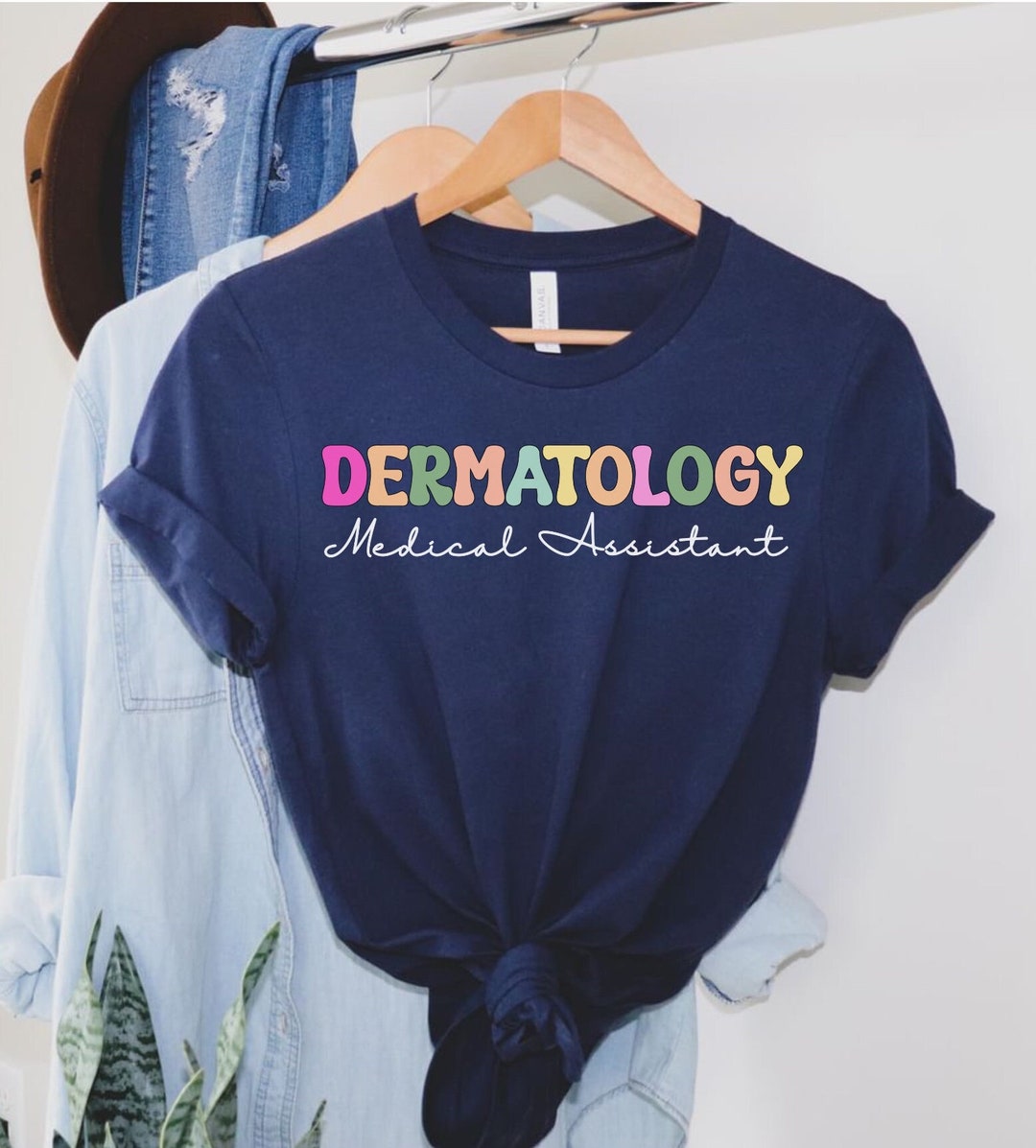 Dermatology MA, Dermatology Medical Assistant Shirt, Dermatologist MA ...