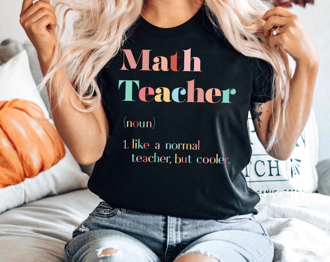 Funny Math Teacher Shirt, Math Teacher Shirt, Math Teacher Gift, Funny ...