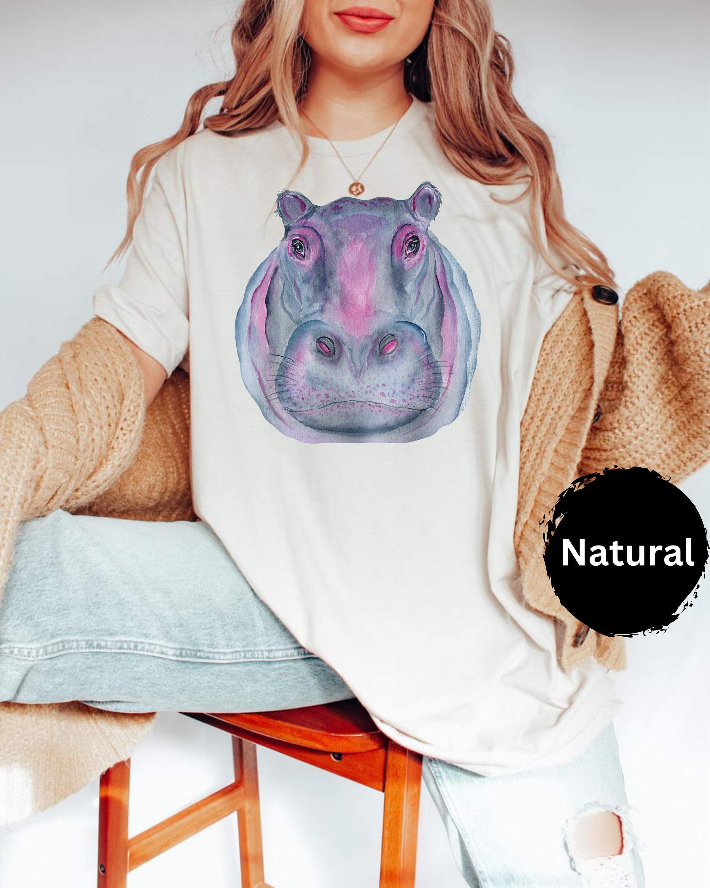 Hippo Shirt Hippo Lover Shirt Hippopotamus Shirt Hippo Lover Hippo ...