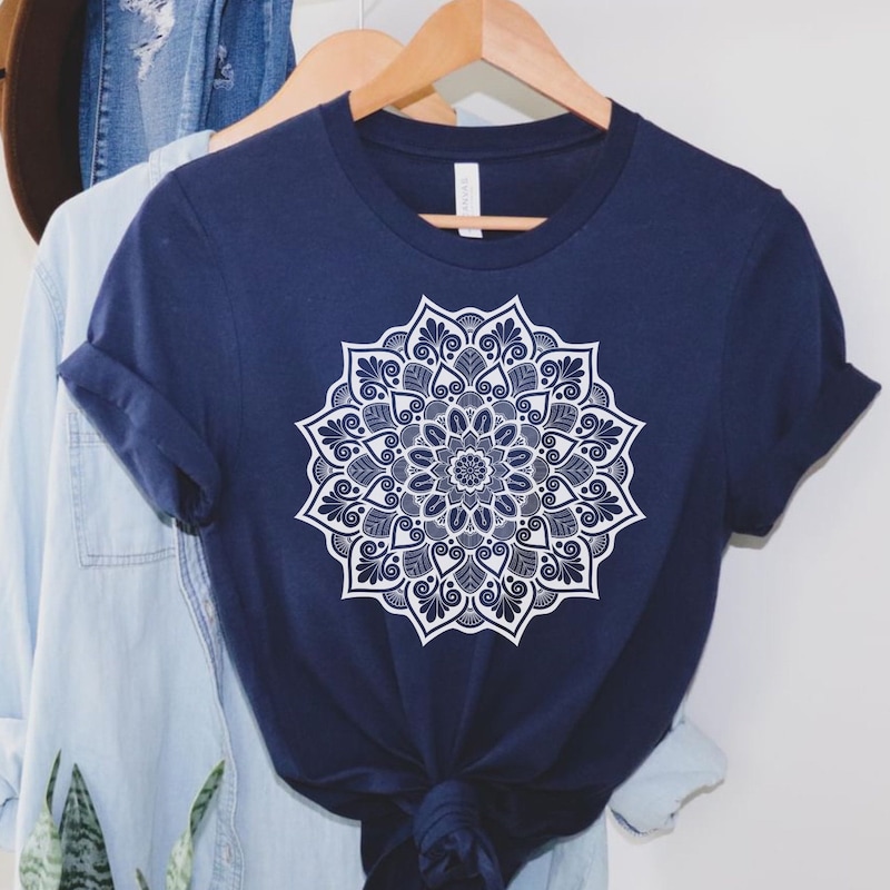 Mandala T Shirt - Etsy