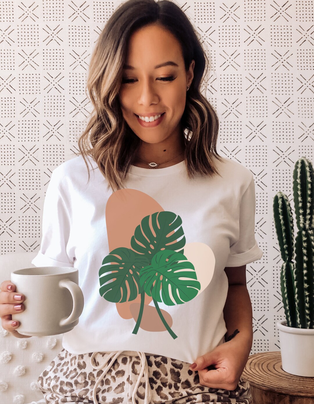 Monstera Shirt Gardening T-shirt Gardening Gift Plant Lady Shirt Plan ...