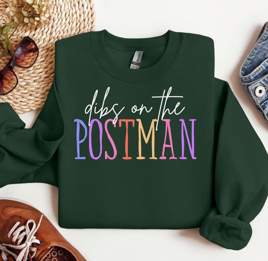 Postman Wife Mailman Sweatshirt Postman Gift Funny Post Office Shirt ...