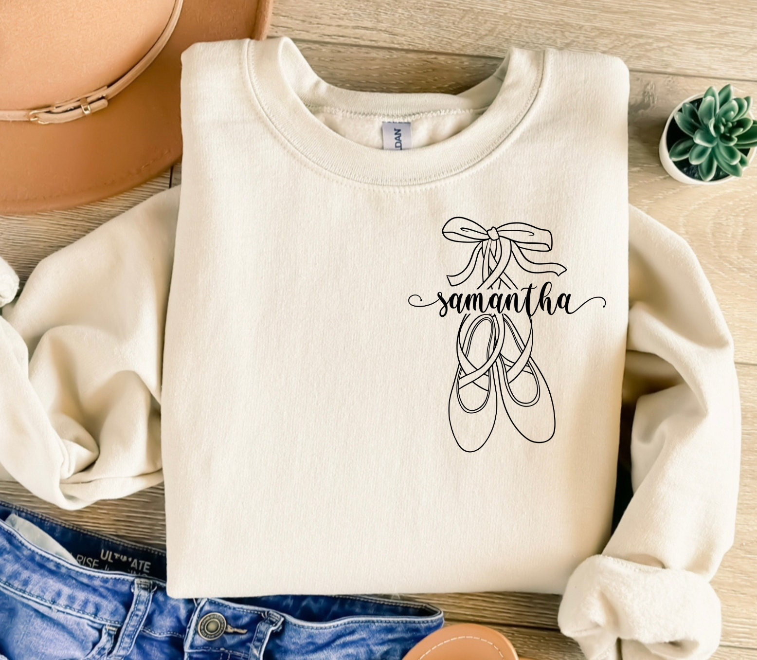 Personalized Ballet Sweatshirt, Ballet Sweatshirt Gift for Dancer ...