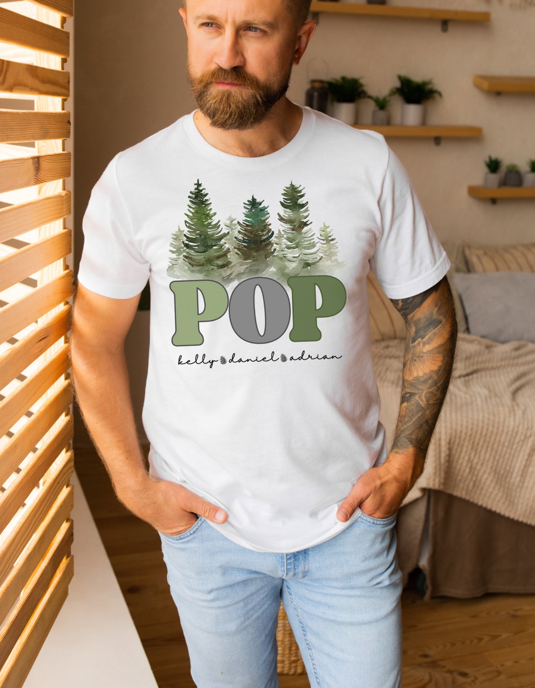Custom POPS Shirt, Father's Day Pops Gift Tee, Pops Tshirt ...