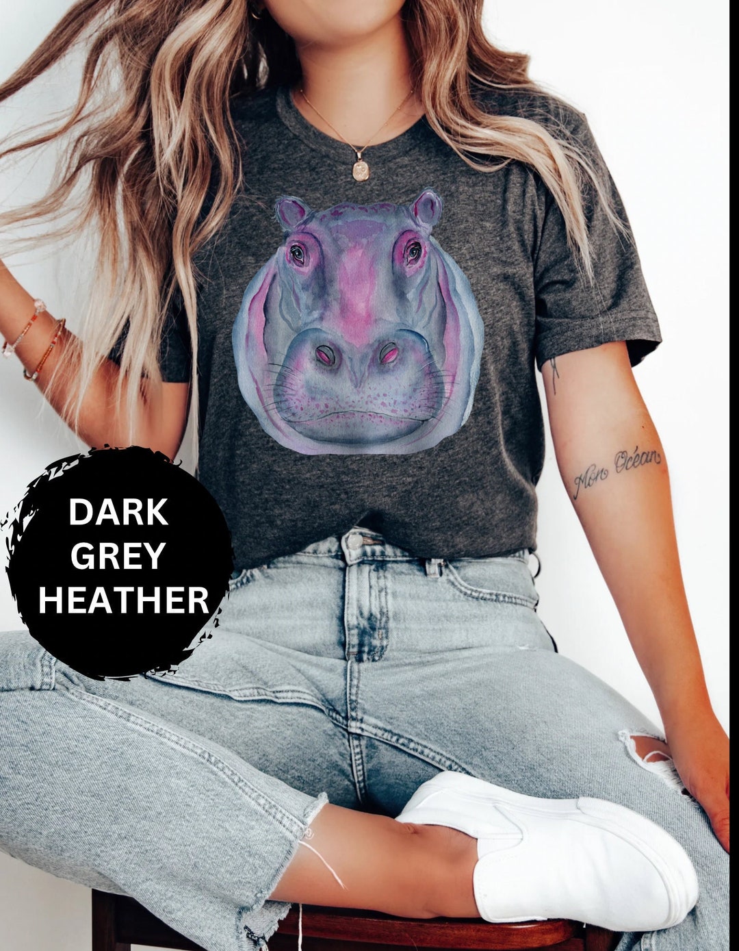 Hippo Shirt Hippo Lover Shirt Hippopotamus Shirt Hippo Lover Hippo ...