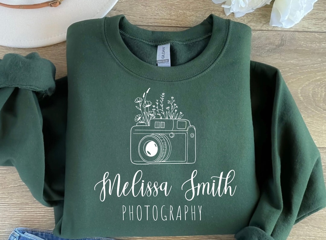 Custom Photographer Sweatshirt Photographer Gift Personalized Wedding ...