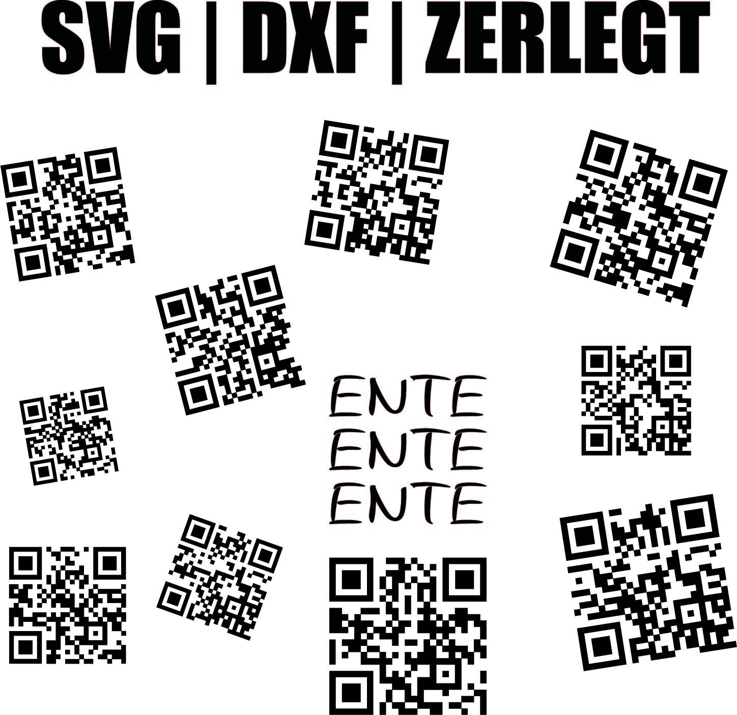 Plotter File QR Codes Because Tree Your Advertising Could Be Here ...