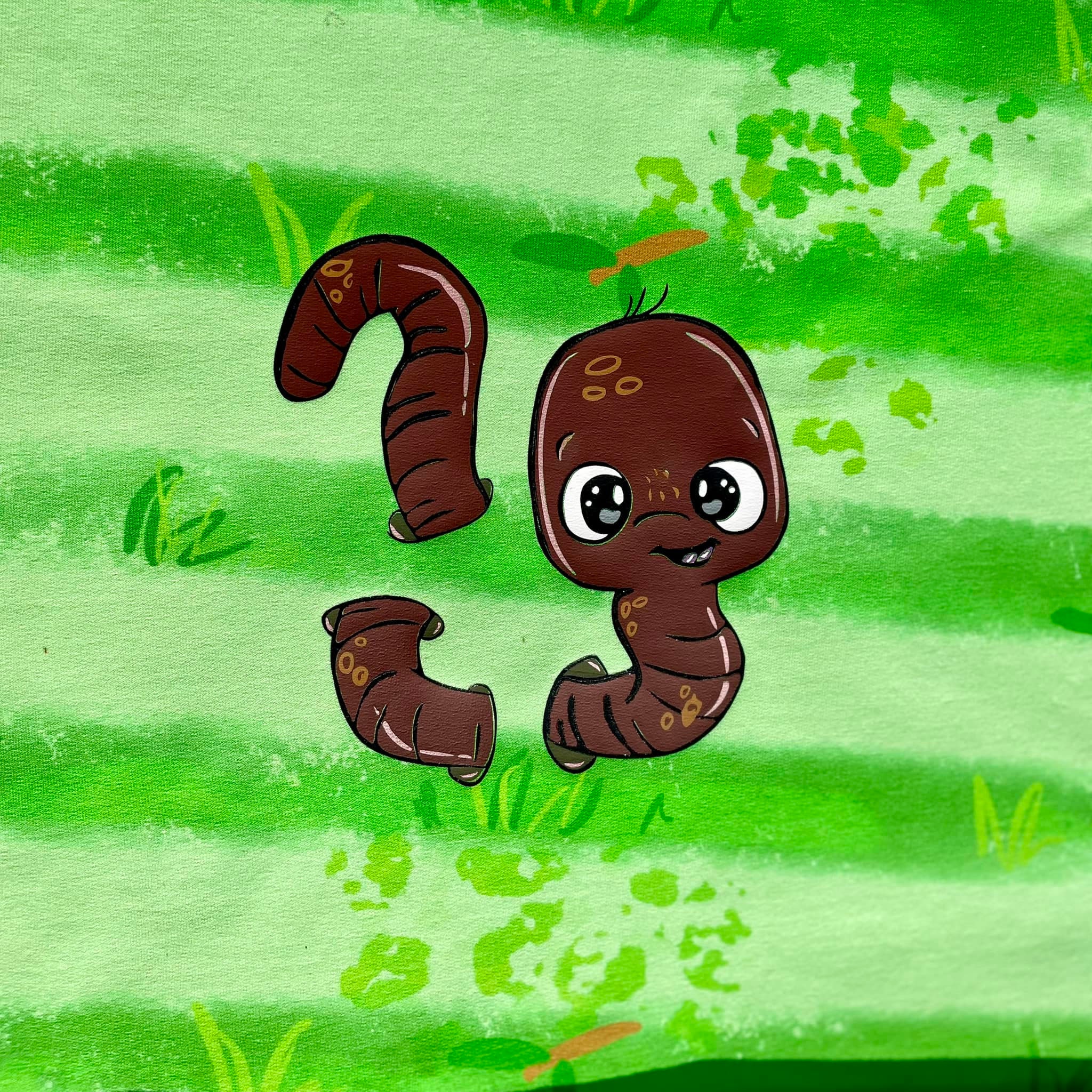 Plotter File Lottie Worm Earthworm Rainbow Worm SVG DXF JPG - Etsy