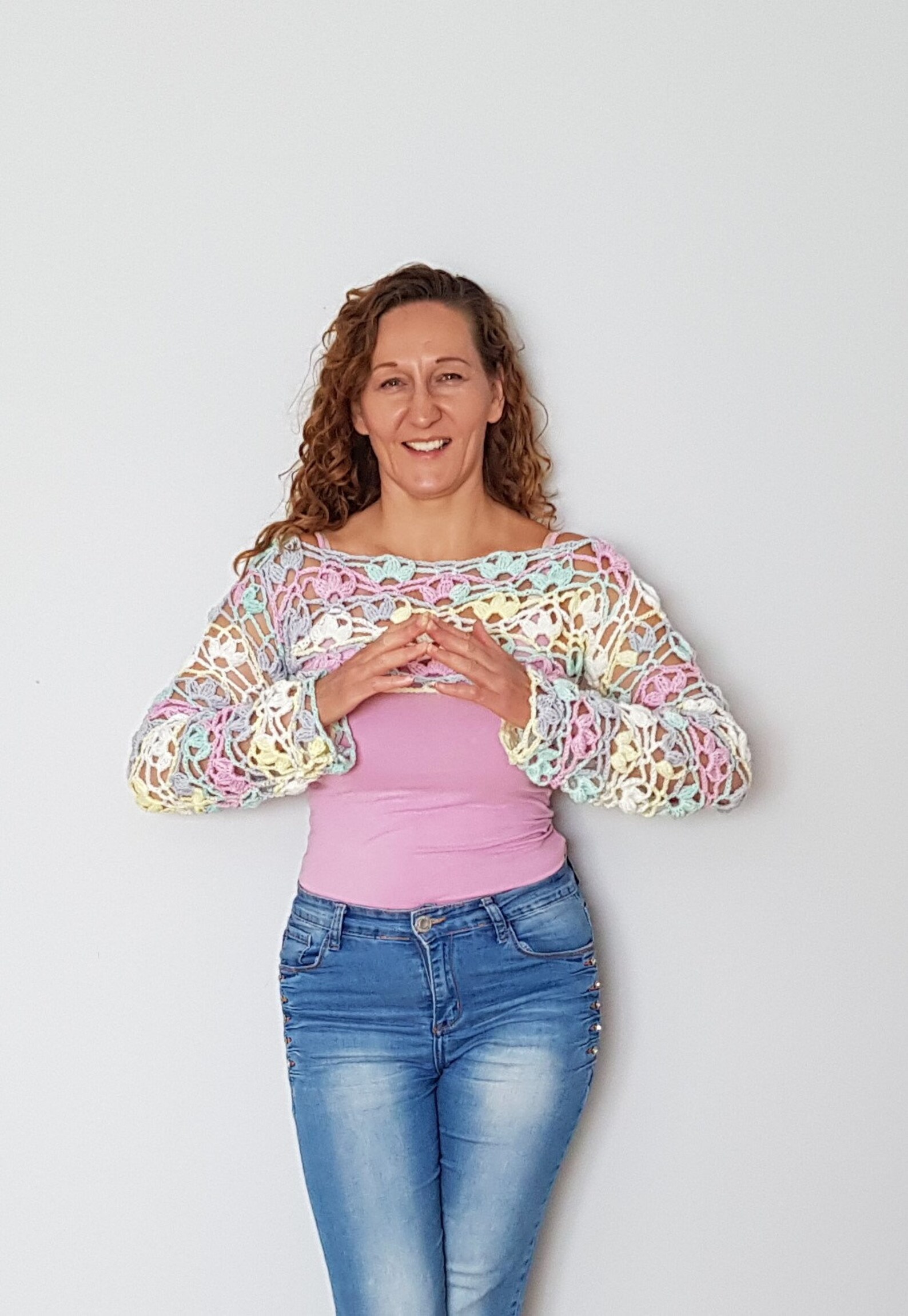 Crochet Shrug Pattern, Crochet Crop Top Pattern, Women Crochet Pattern ...