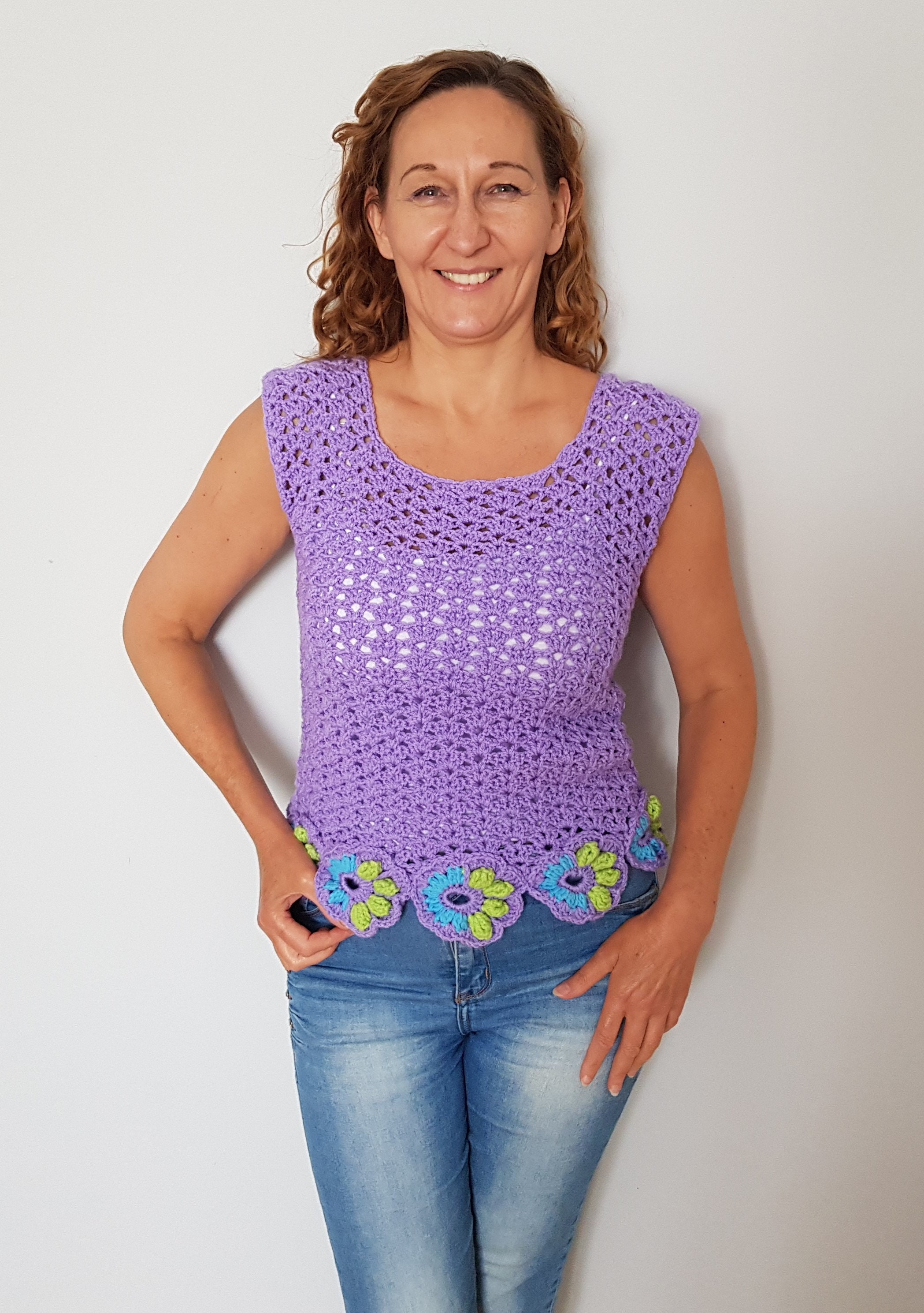 Crochet Top Pattern, Women Crochet Pattern, Crochet Summer Top Pattern ...