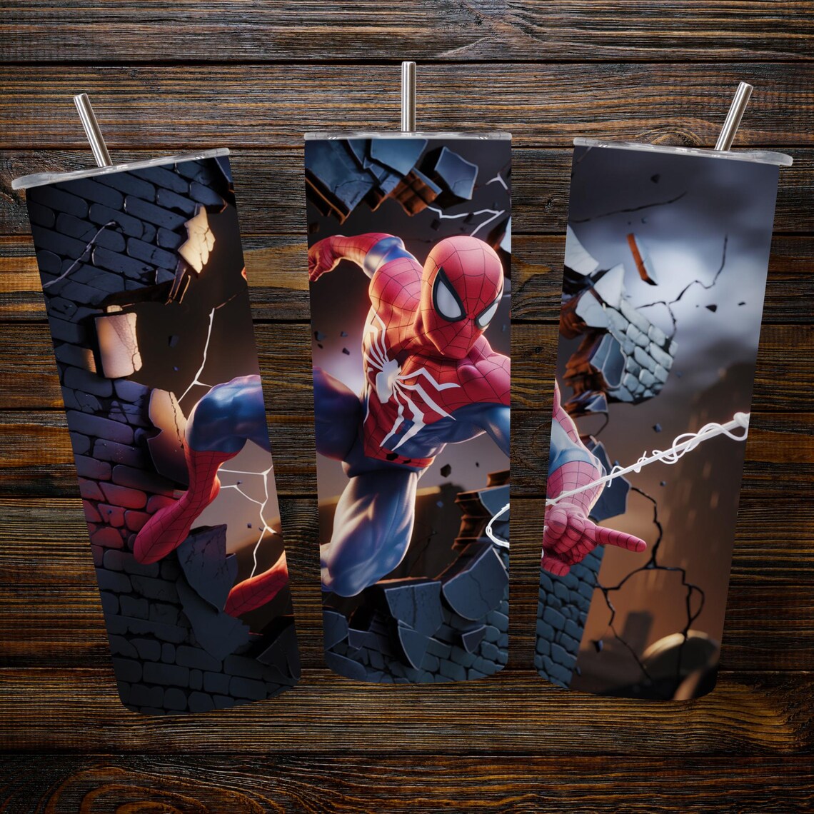 Spiderman 20oz Tumbler Wrap PNG, Spider Man Sublimation Design for ...