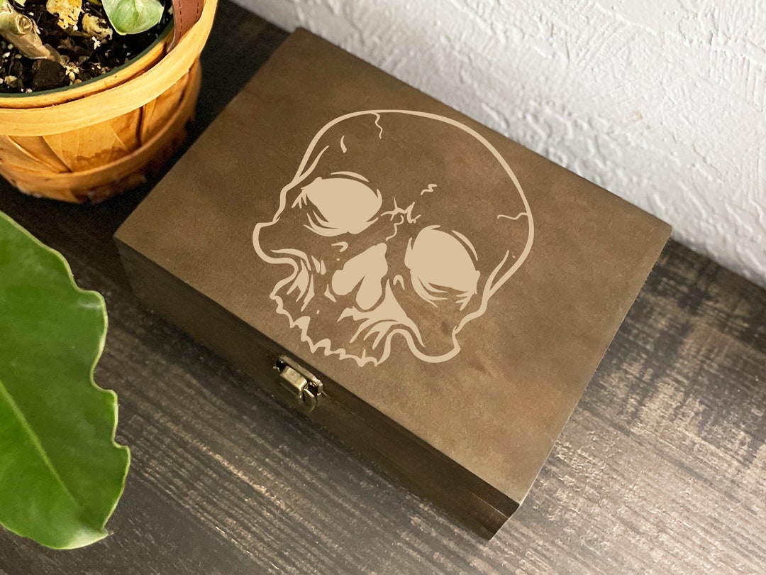 Stash Box, Keepsake Box, Custom Wood Box, Weed Box, Mushroom Box, Gifts ...