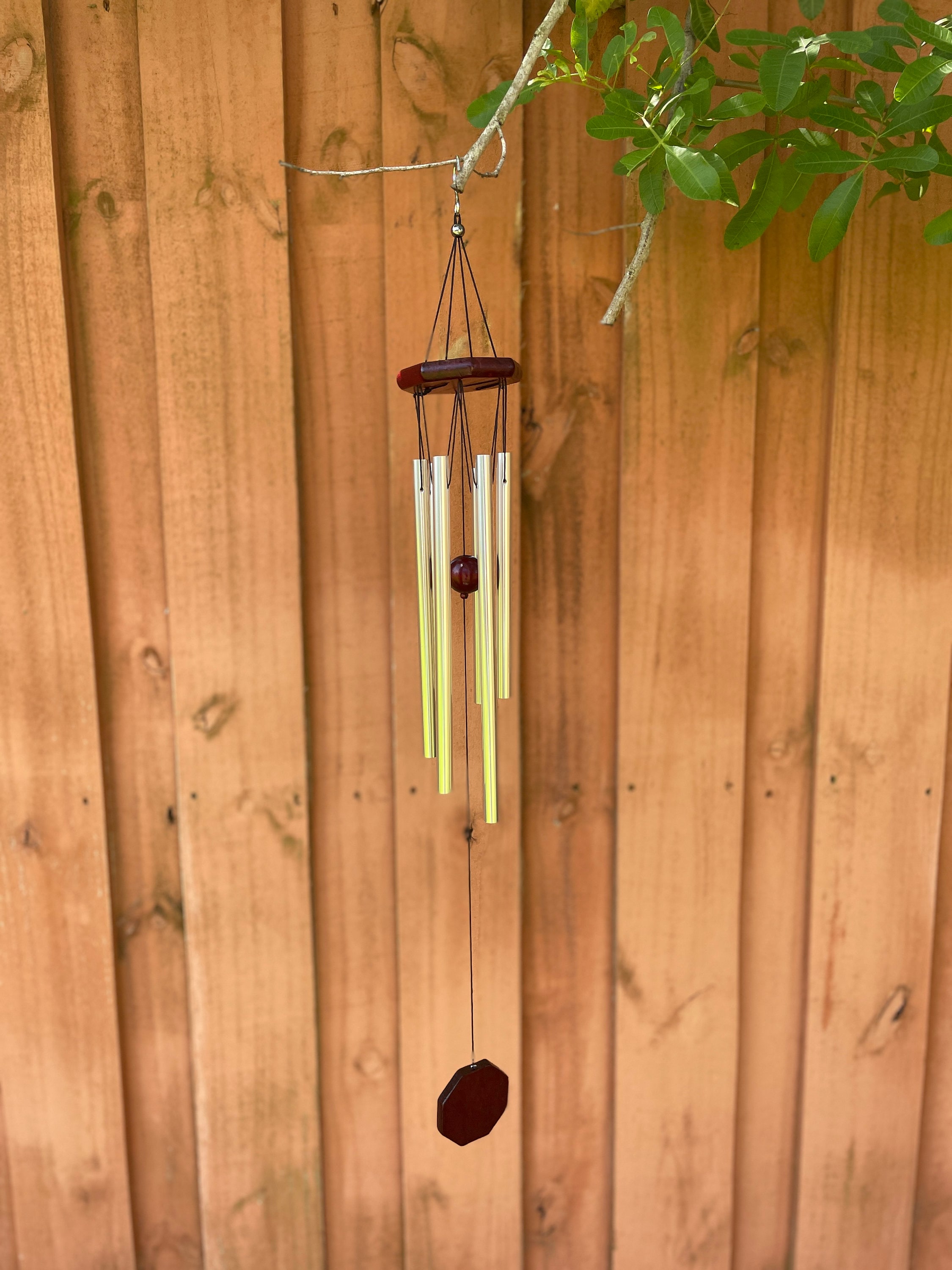 Dark Cherry Wind Chime, Memorial Wind Chime,outdoor Wind Chime, Wind ...