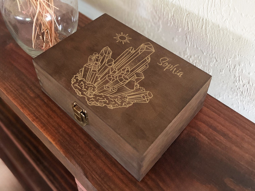 Crystal Gift Box, Crystal Box, Storage Box, Personalized Box, Crystal ...