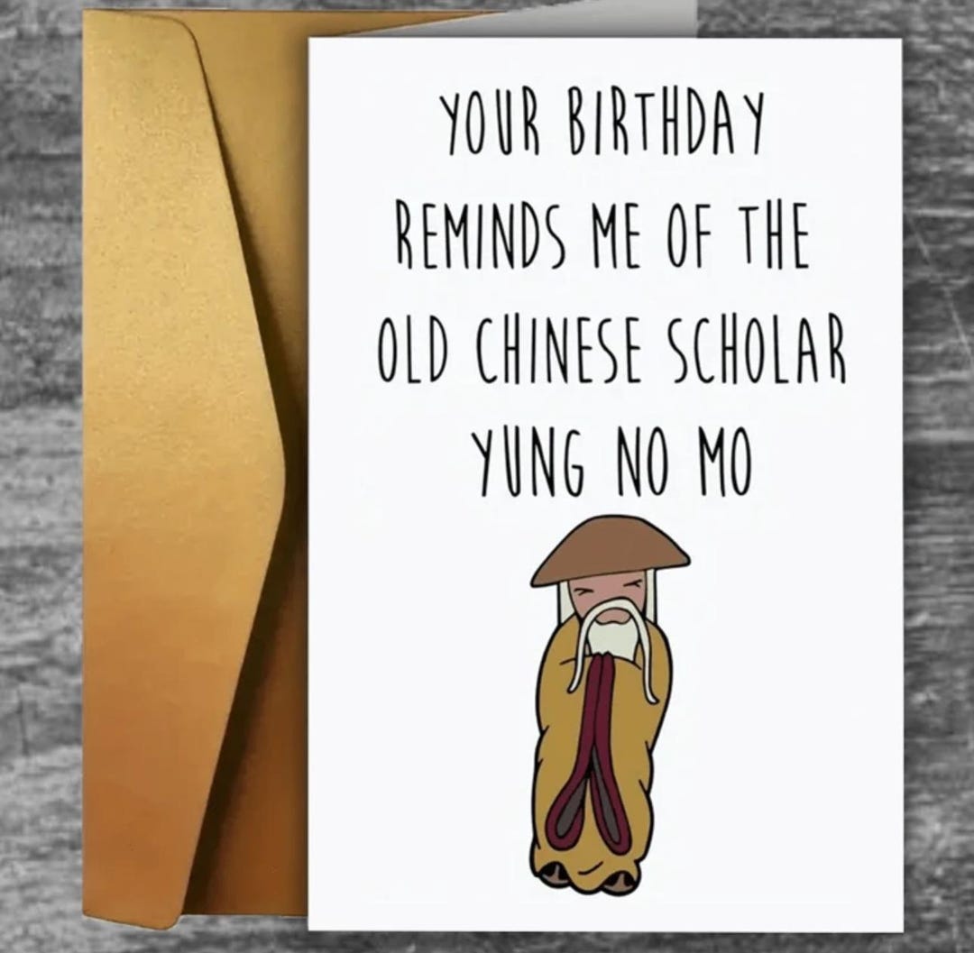 Funny Birthday Card, Happy Birthday Card, Funny Saying Birthday Card ...