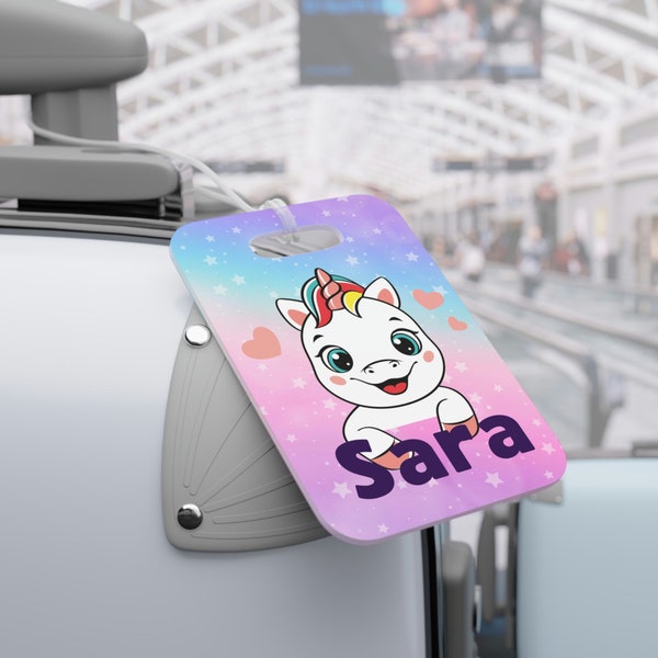 Kids Luggage Tags - Etsy