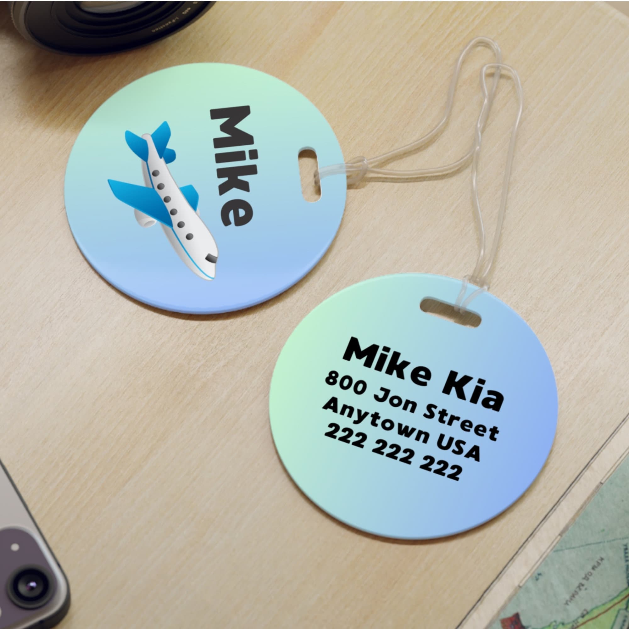 Personalized Kids Luggage Tags Custom Luggage Tag Travel - Etsy