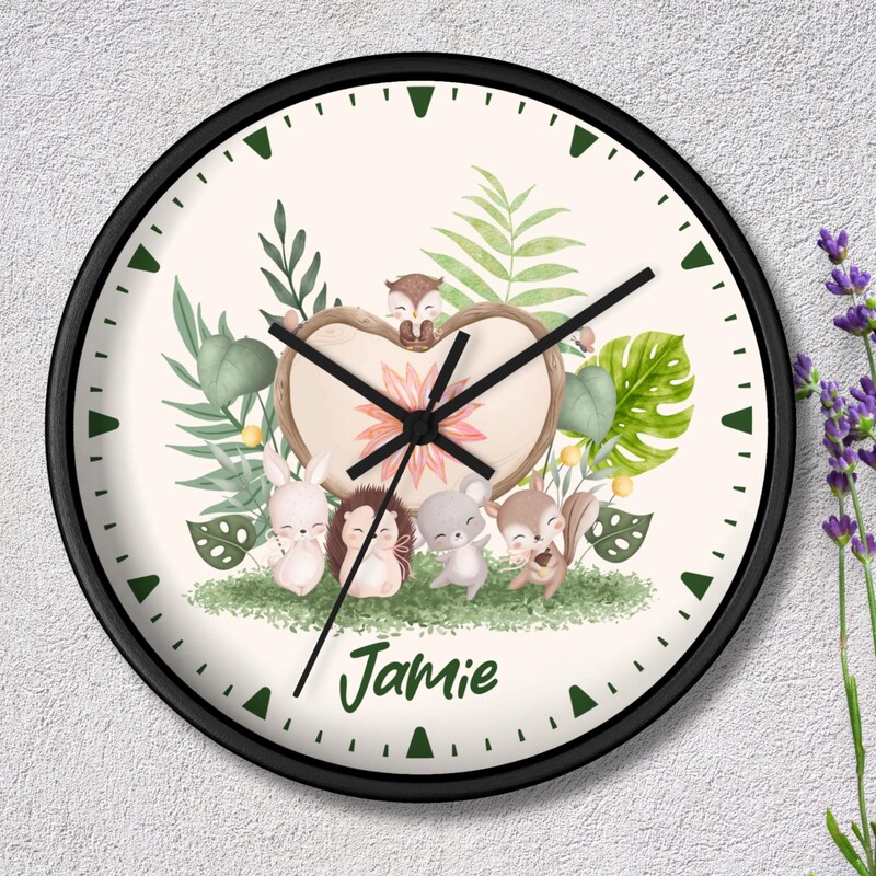 Kids Wall Clock - Etsy