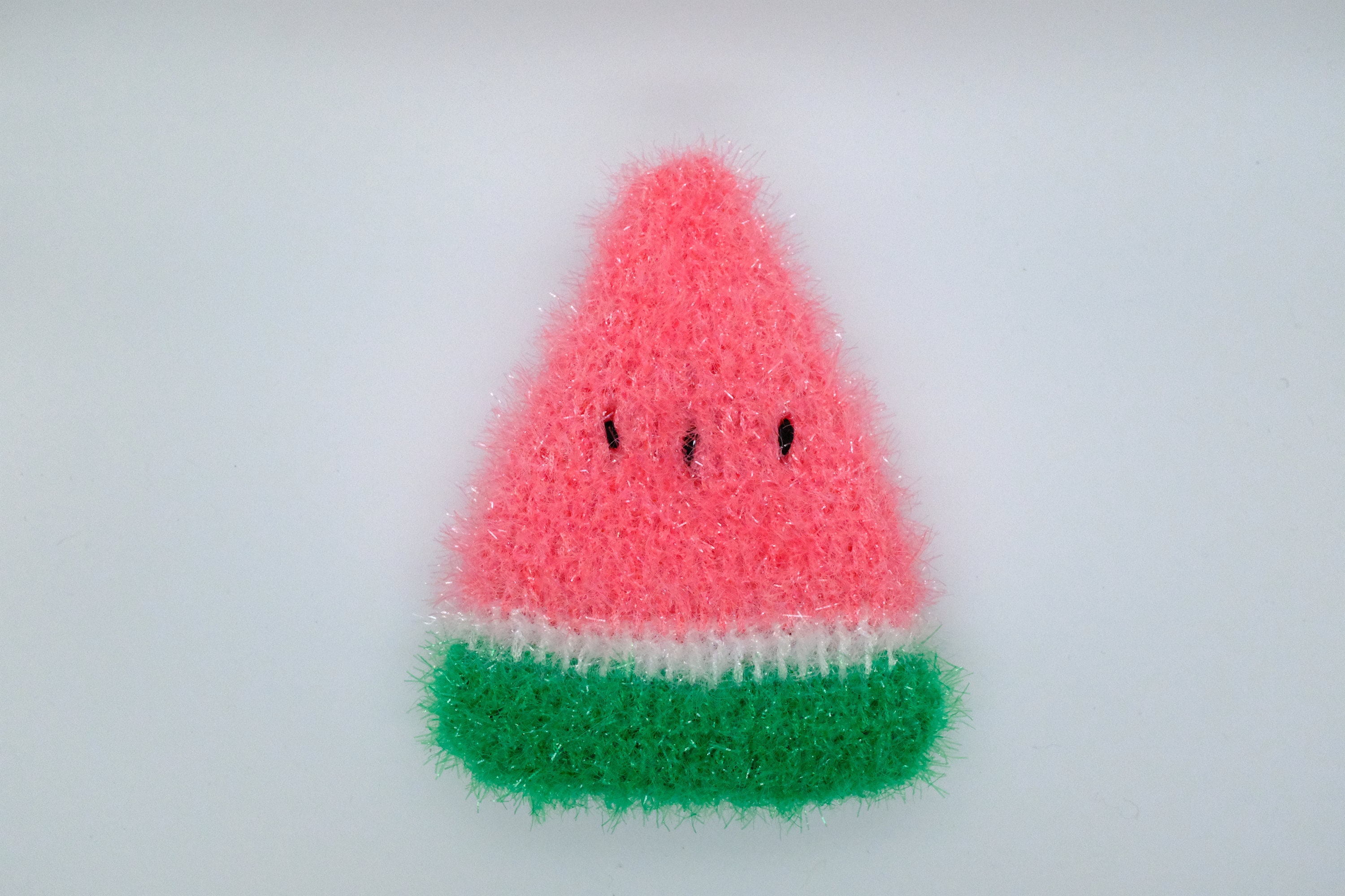Watermelon Shaped Crochet Scrubby Korean Yarn - Etsy