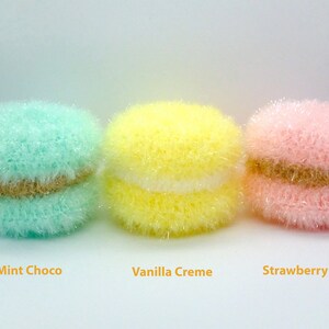 Macaron Shaped Crochet Scrubby Korean Yarn - Etsy