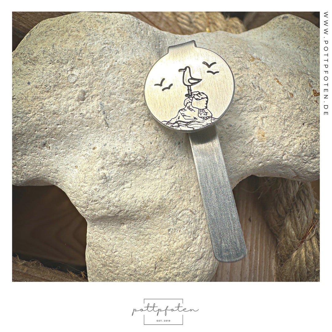 Bookmark seagull Individual Lovingly Made - Etsy